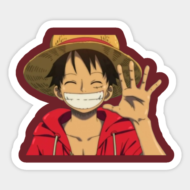 Luffy One Piece Luffy Sticker Teepublic